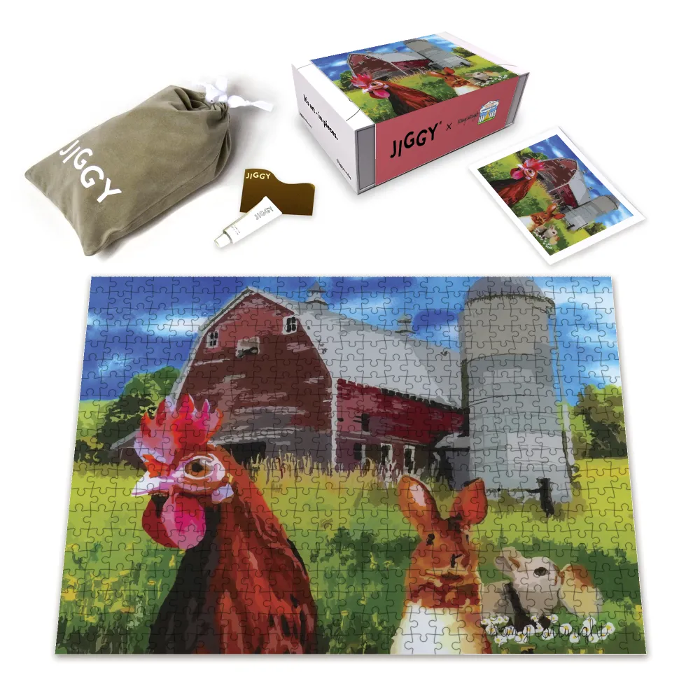 JIGGY x Nancy Cartwright, Barnyard Friends – JIGGY Puzzles