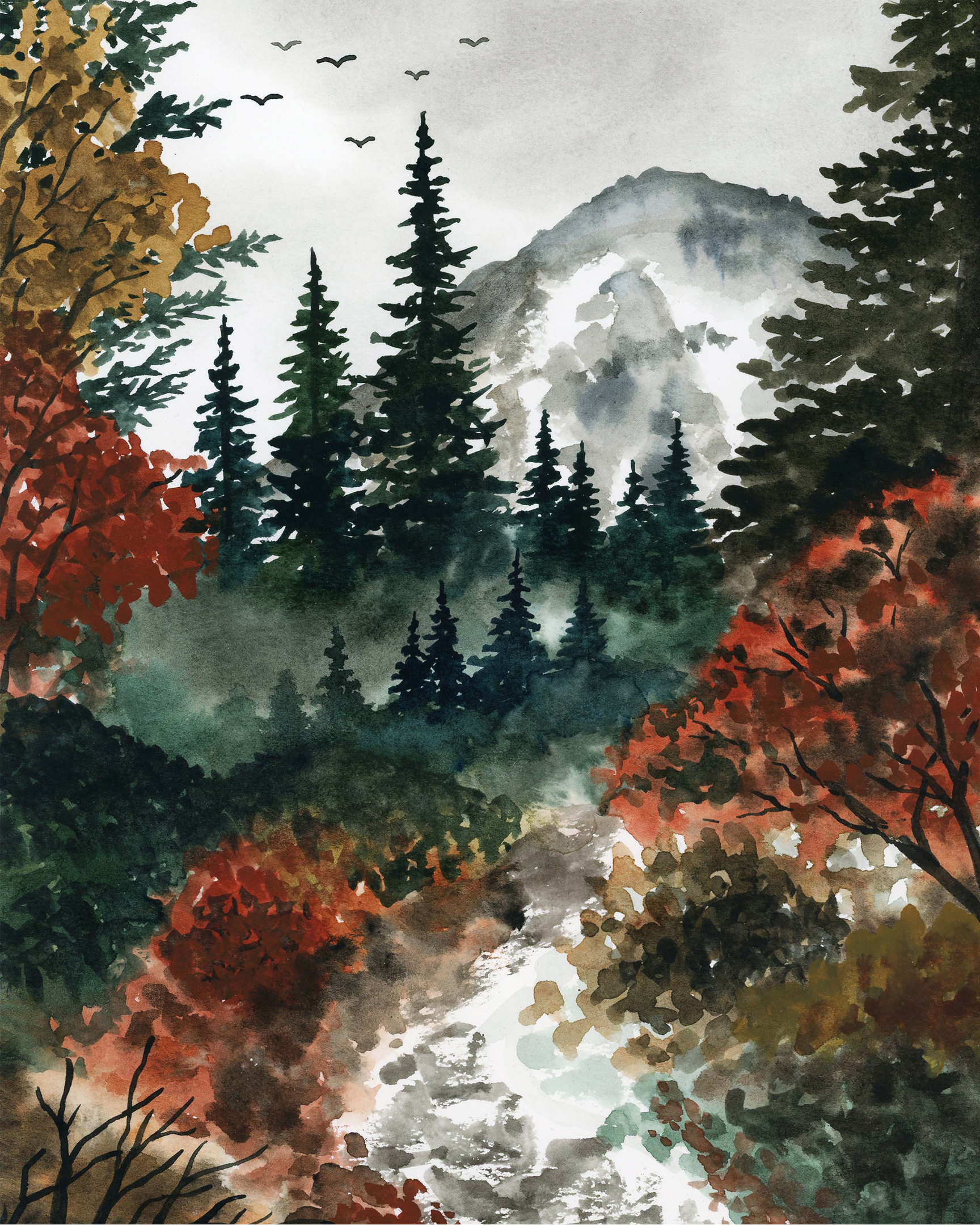 Mount Rainier National Park in Fall by Kendra VanDruff – JIGGY Puzzles