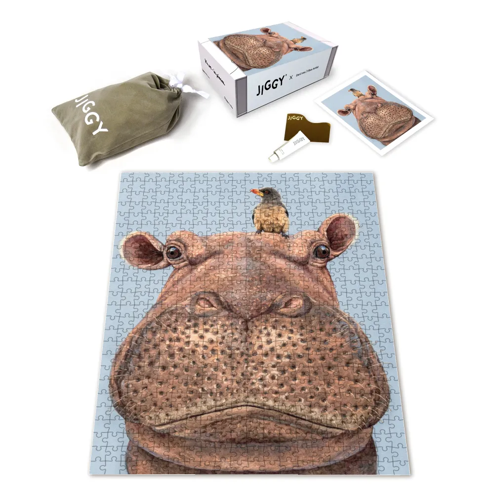 The Hippo & Oxpecker by Dani Ives – JIGGY Puzzles