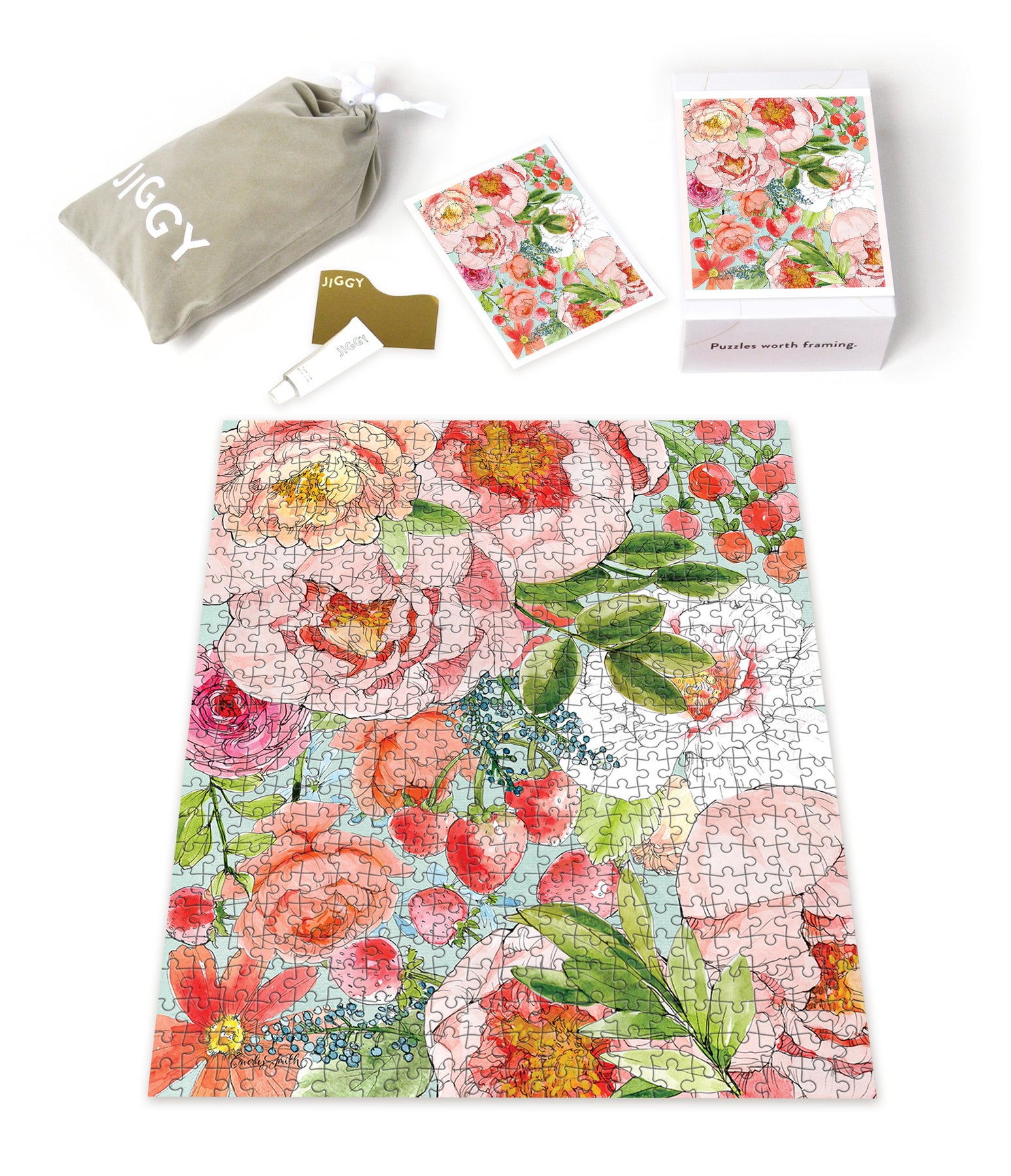 Berry Blooms by Caverly Smith – JIGGY Puzzles