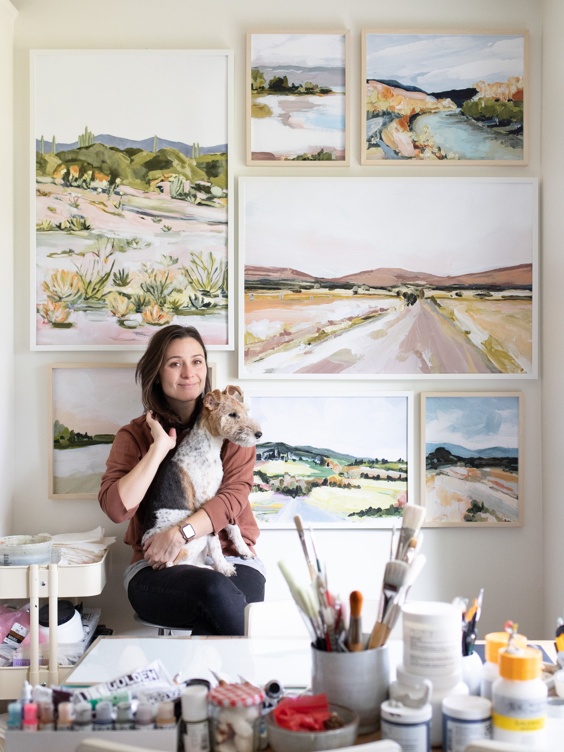 Desert Rain by Laurie Anne Art – JIGGY Puzzles